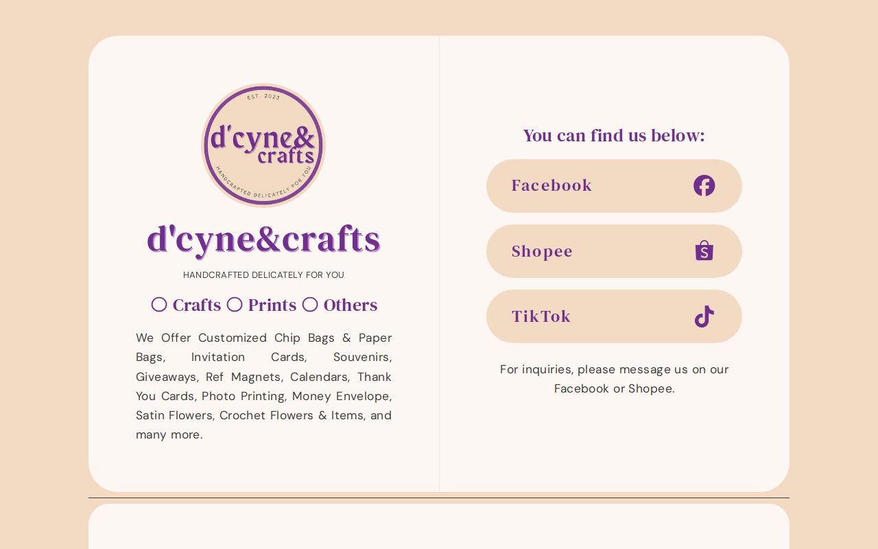 d'cyne&crafts